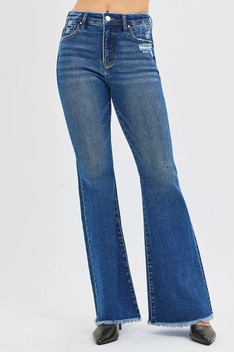 RISEN High Rise Flare Jeans – Grace + Faith Boutique